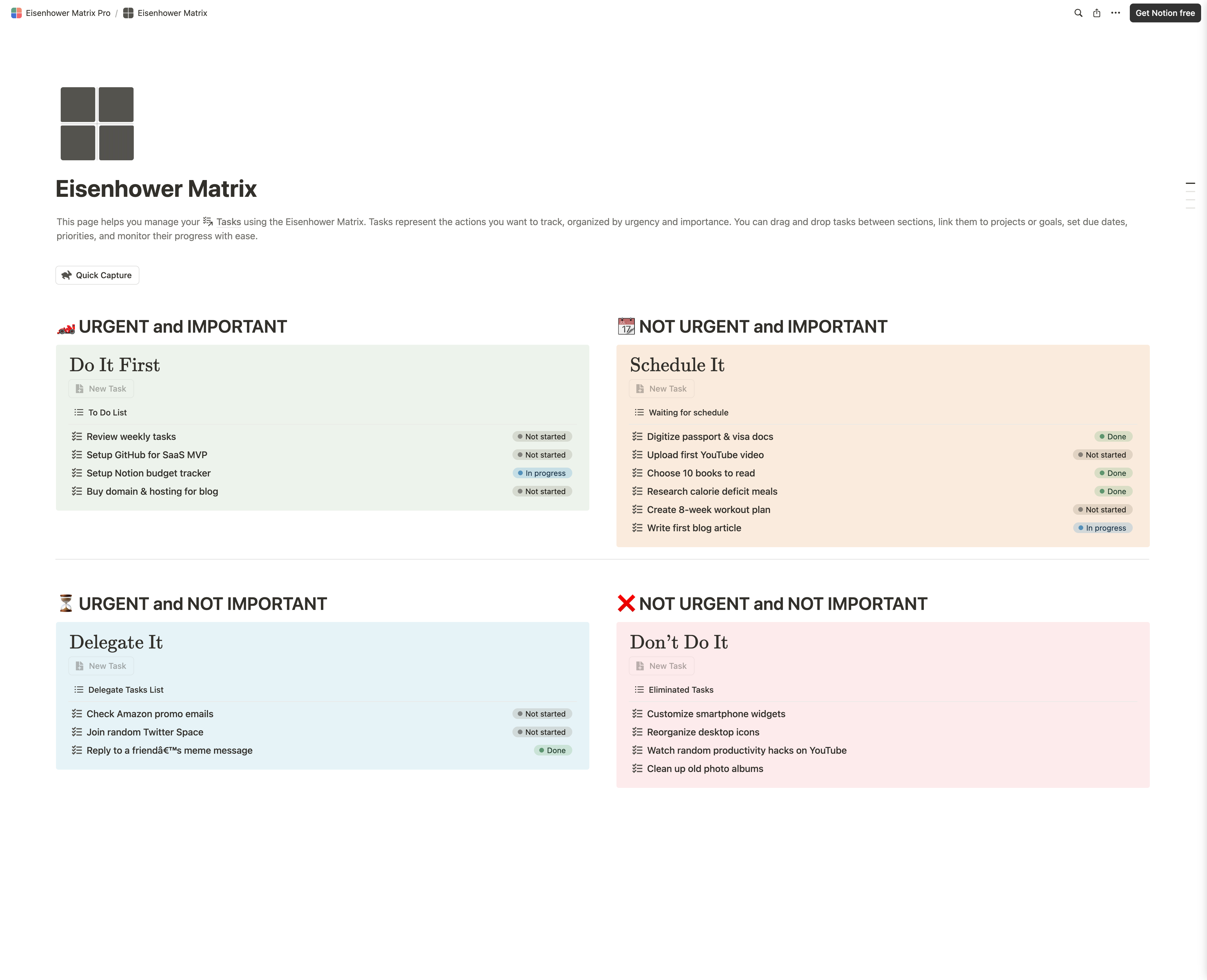 How to Use the Eisenhower Matrix Effectively - Productivity Track